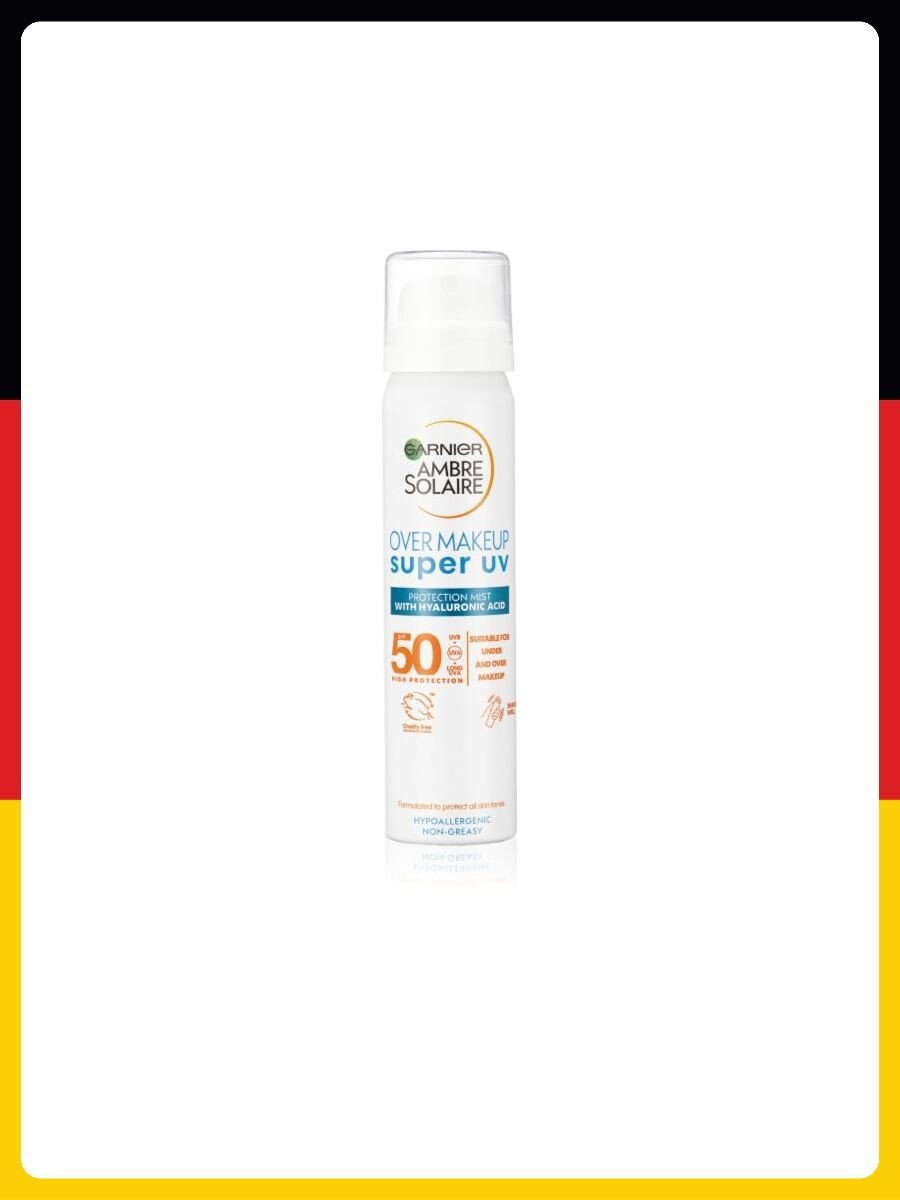 Средство солнцезащитное Garnier Ambre Solaire Super UV Protective Spray SPF 50, 75 мл