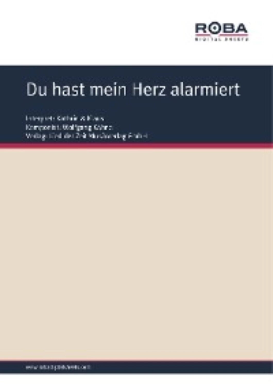 Du hast mein Herz alarmiert [Цифровая книга]