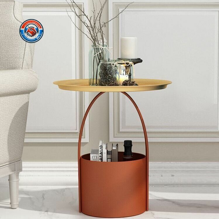 Тумба прикроватная с закалённым стеклом, кремовая, на металлическом каркасе, современный стиль для спальни, устойчивая к высоким температурам