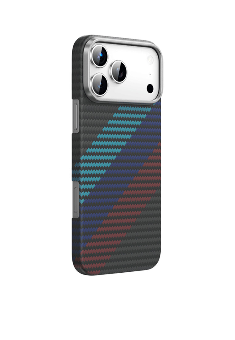 Чехол iPhone 17 Pro KEEPHONE KEVILAR Woven MagSafe Карбон арамидное волокно 1500D, 38 шт. магнитов N52-10Н - INTERMIXED