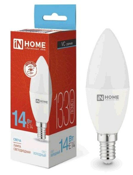 Лампа светодиодная LED-СВЕЧА-VC 14Вт E14 6500К 1330лм