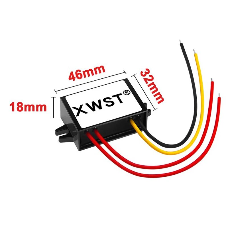 XWST Конвертер AC/DC 24-48V в 12V 1-13A AC3648V, 1A ABS Plastic M