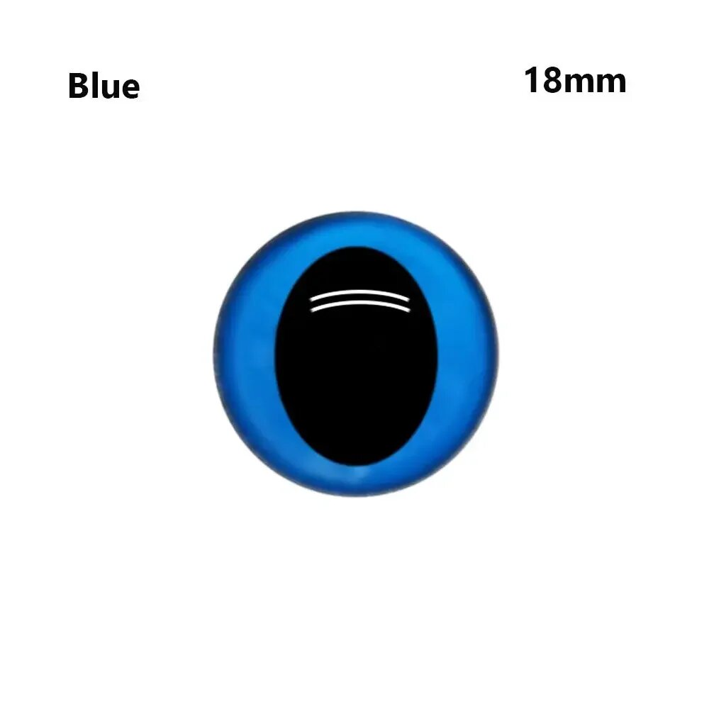 Голубые глаза для кукол 18mm
