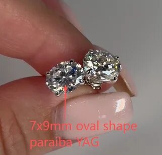 Инструмент для создания украшений из муассанита S925 Paraiba-YAG