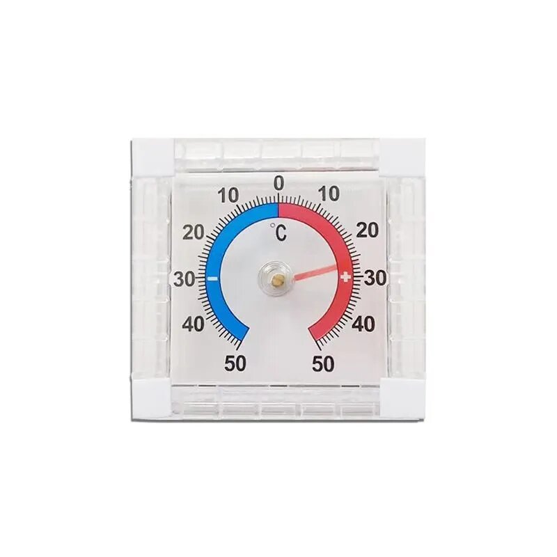 Квадратный пластиковый термометр для дверей и окон