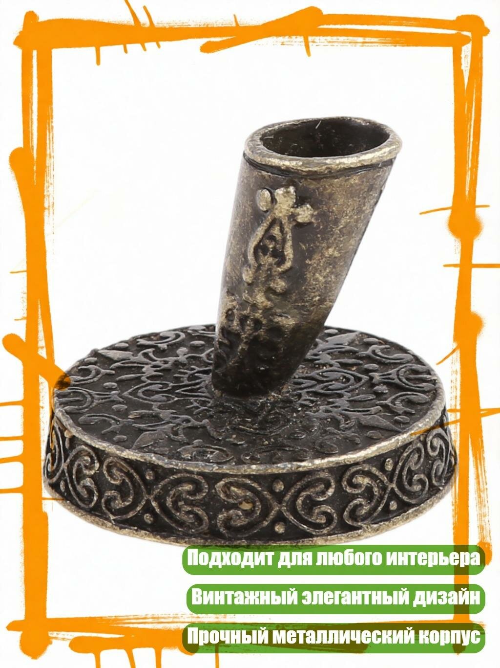 Винтажный металлический держатель для перьевого пера, Древняя бронза