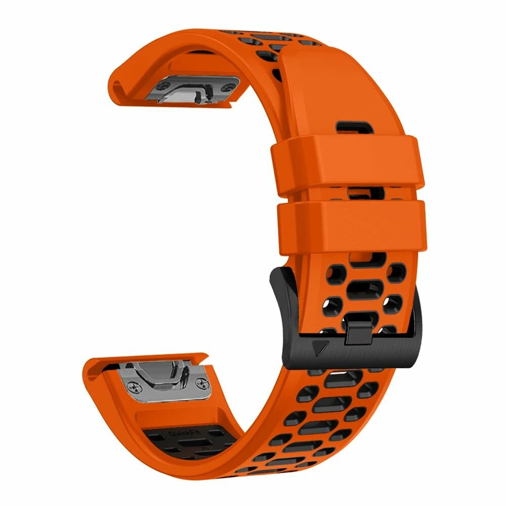 Силиконовый ремешок 22мм26мм для спортивных часов Garmin Fenix 8 51мм47мм/Quatix 8 51мм47мм Ремешок для смарт-часов Garmin Forerunner 935 945 955 965 Аксессуар для часов