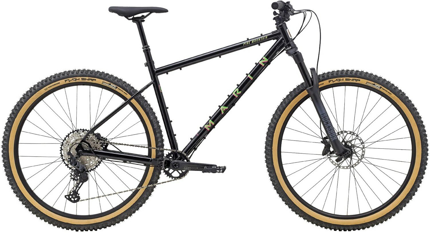 Велосипед горный Marin Pine Mountain 2 29 (2025), рама M, цвет Черный