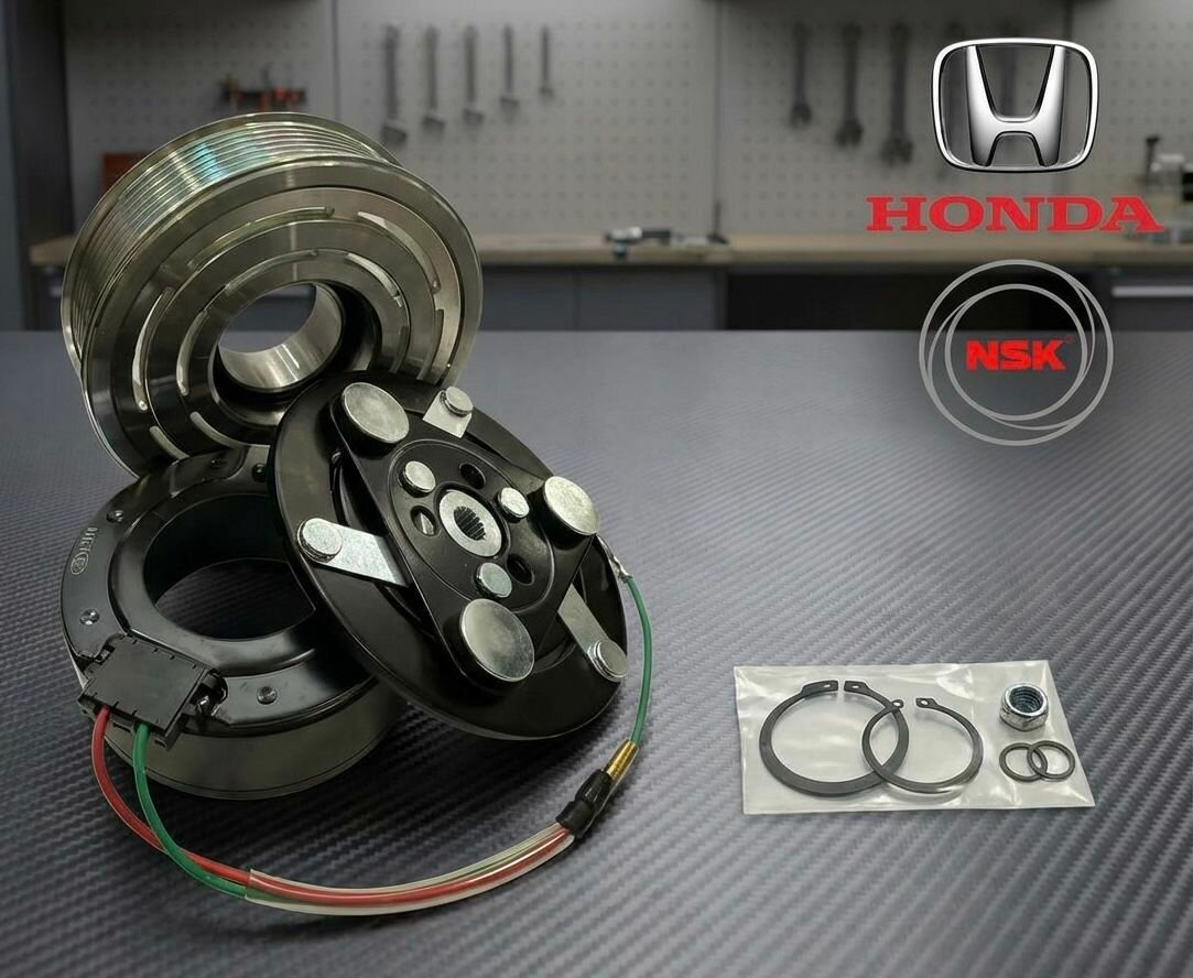 Муфта компрессора кондиционера на Японском подшипнике NSK Japan Honda CR-V