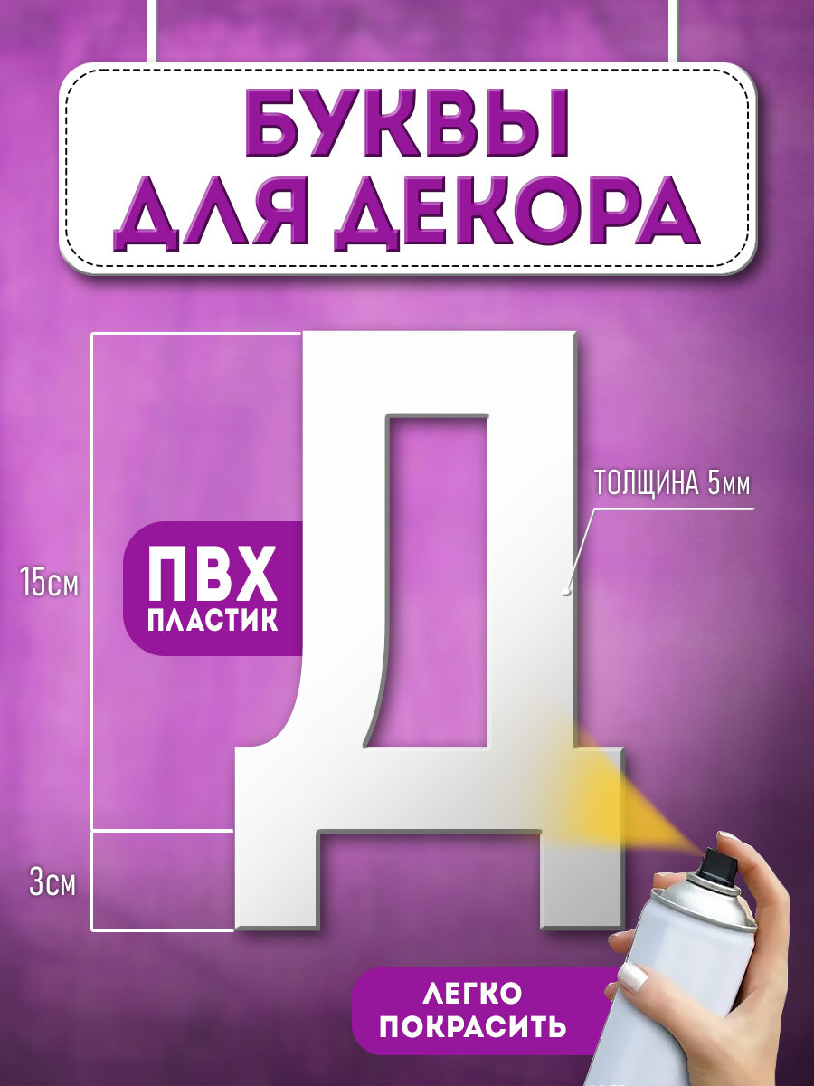 Буквы из пластика объемные на стену