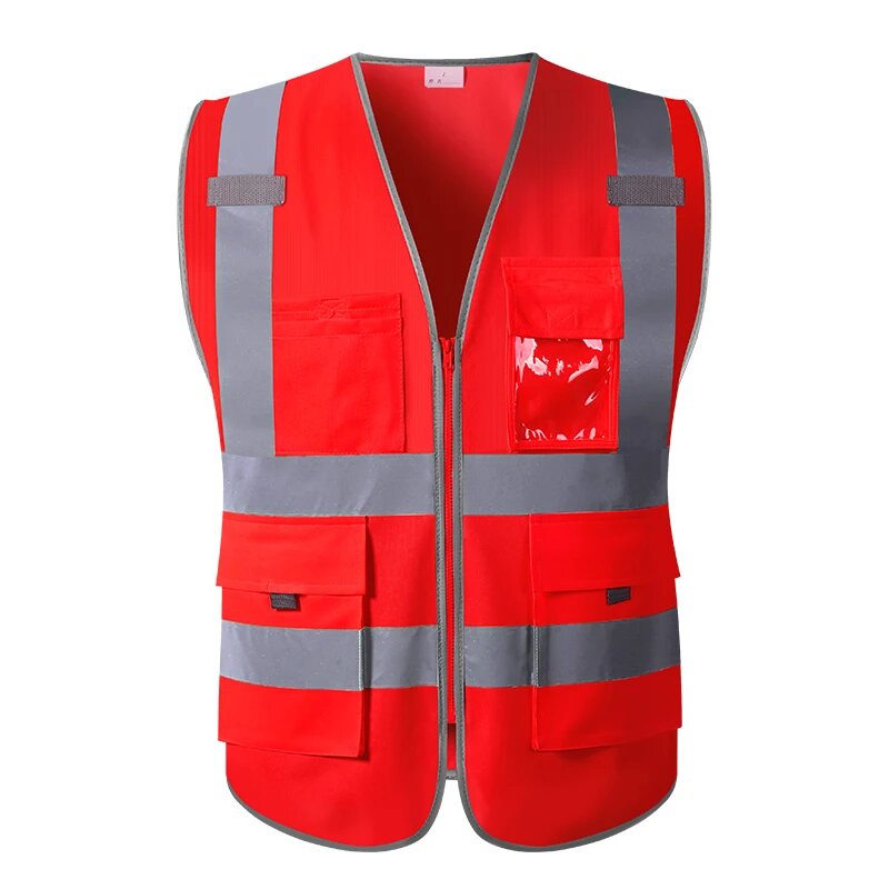 Красный рабочий жилет SPARDWEAR, размер M-Chest110cm