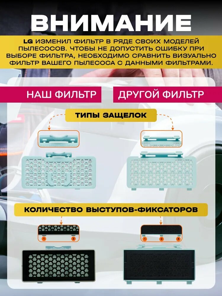 Фильтры для пылесоса LG — фото 1