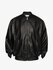 Куртка MAGDA BUTRYM Ribbed-trim leather jacket, размер 32, black