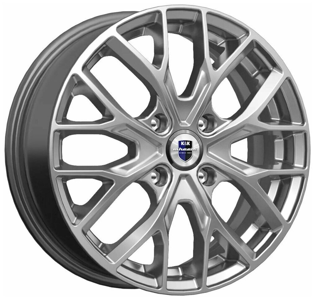 Диск колёсный Лилиом (КС891-00) 6x16 ЕТ 35 4x98 58,5 Дарк платинум, арт.77037