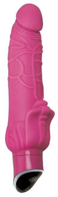 Реалистичный вибратор со стимуляцией клитора