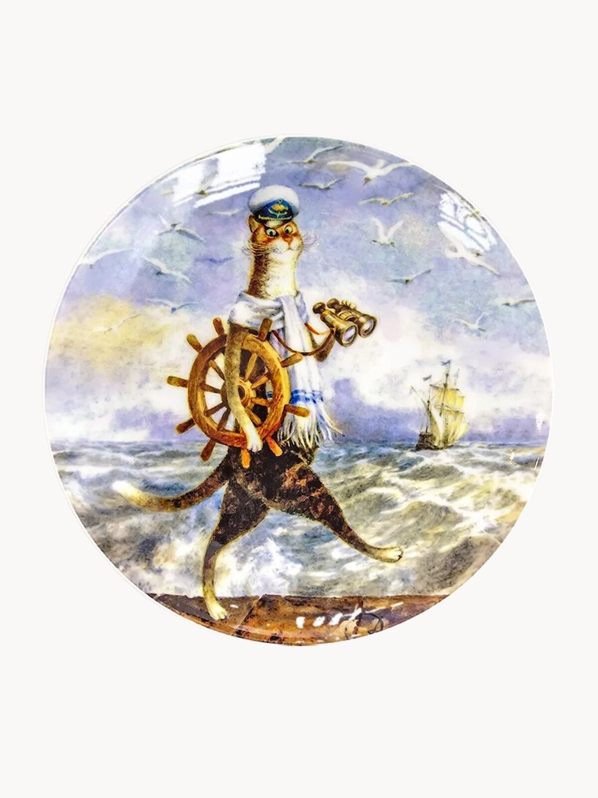 Тарелка декоративная. Автор Владимир Румянцев