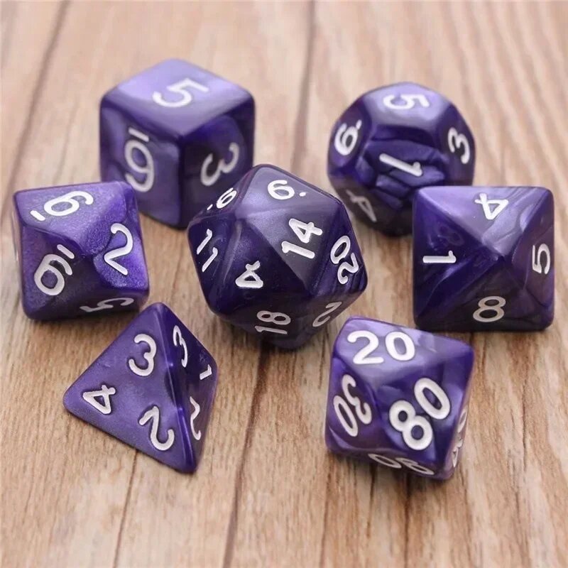 Кости Dragon and Dungeon 16-20mm Pearl Purple