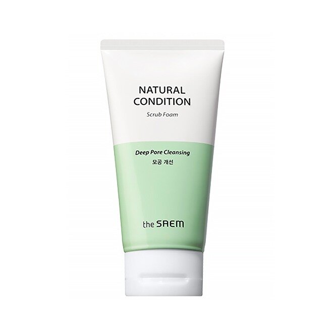 The Saem Пенка-скраб для лица для глубкого очищения пор Natural Condition Scrub Foam (Deep pore Cleansing), 150мл