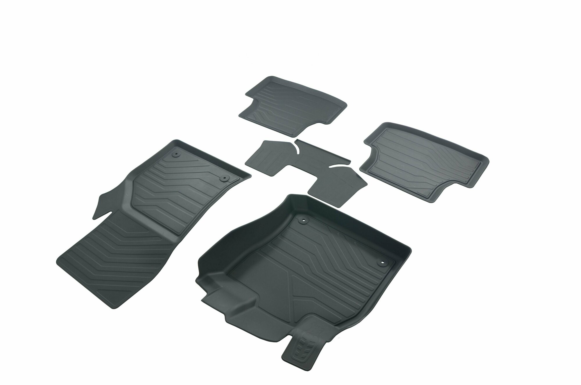 Коврики для салона резиновые SRTK 3D LUX для Audi A3 (2012-2020)