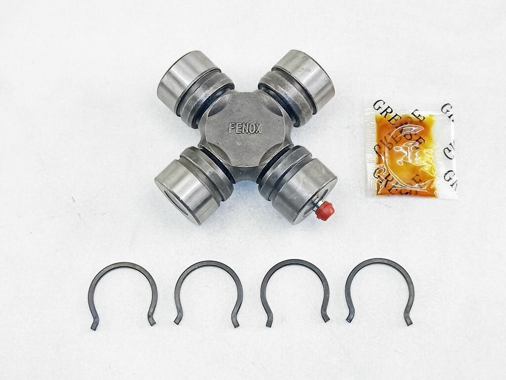 Крестовина карданного вала для а/м УАЗ, для а/м ГАЗ, крупный ролик, масленка с торца