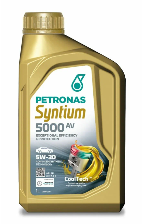 PETRONAS SYNTIUM 5000 AV 5W30 1 литр Моторное масло для автомобиля