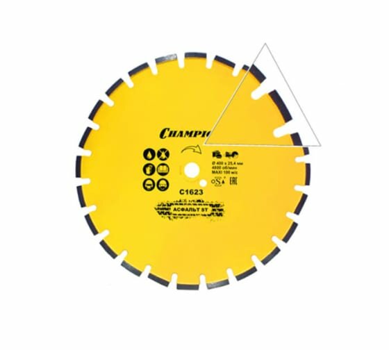 Диск алмазный CHAMPION 400/25,4/10 ST асфальт