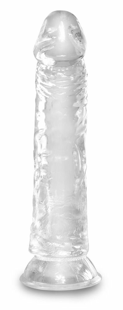 Прозрачный фаллоимитатор 8 Inch Dildo - 21,8 см, прозрачный