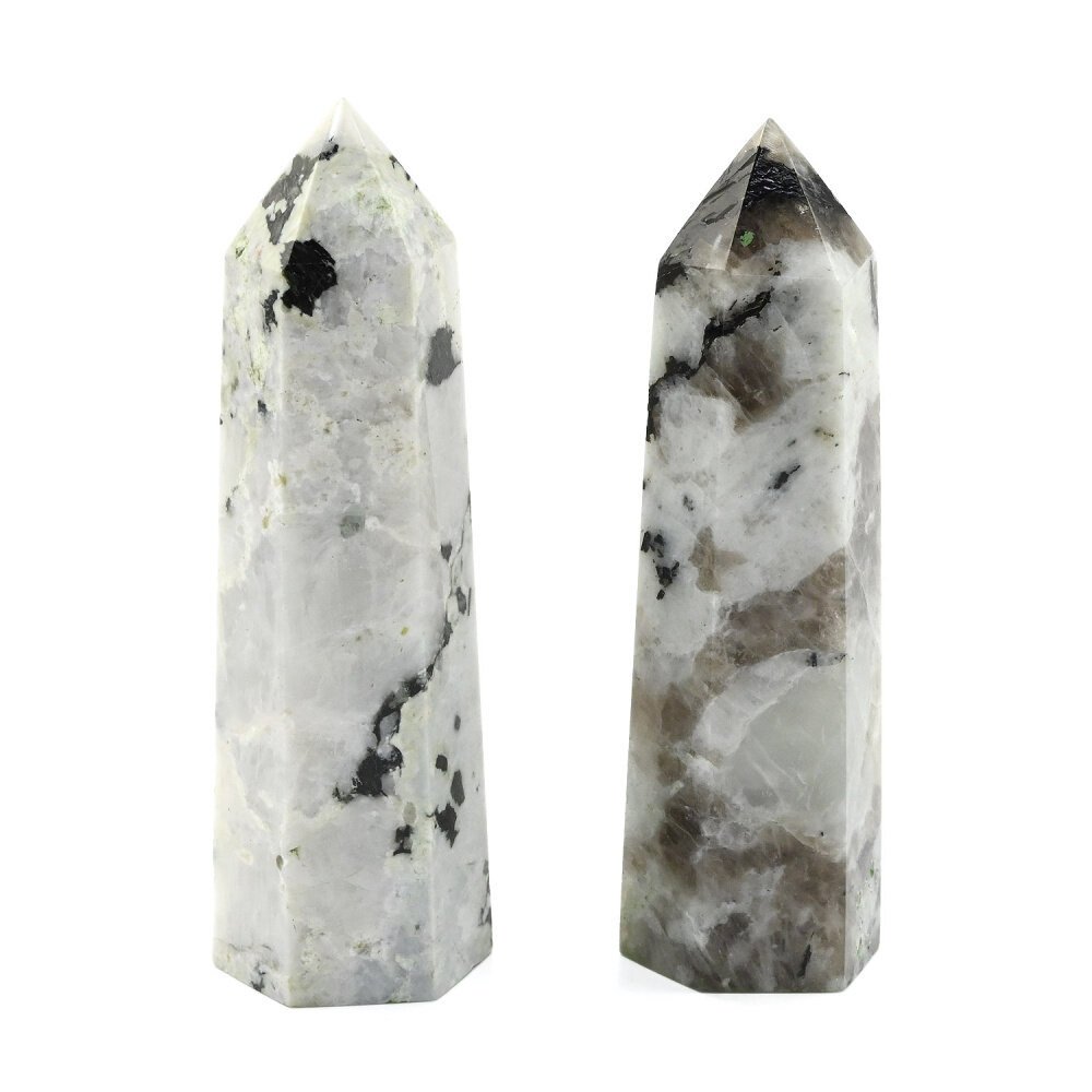 Кристалл из лунного камня "Карандаш" 28*28*103мм, 136-140г .