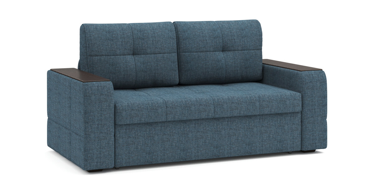 Прямой диван Цвет Диванов Портленд NEXT 22 (мини) 186 прямой Синий