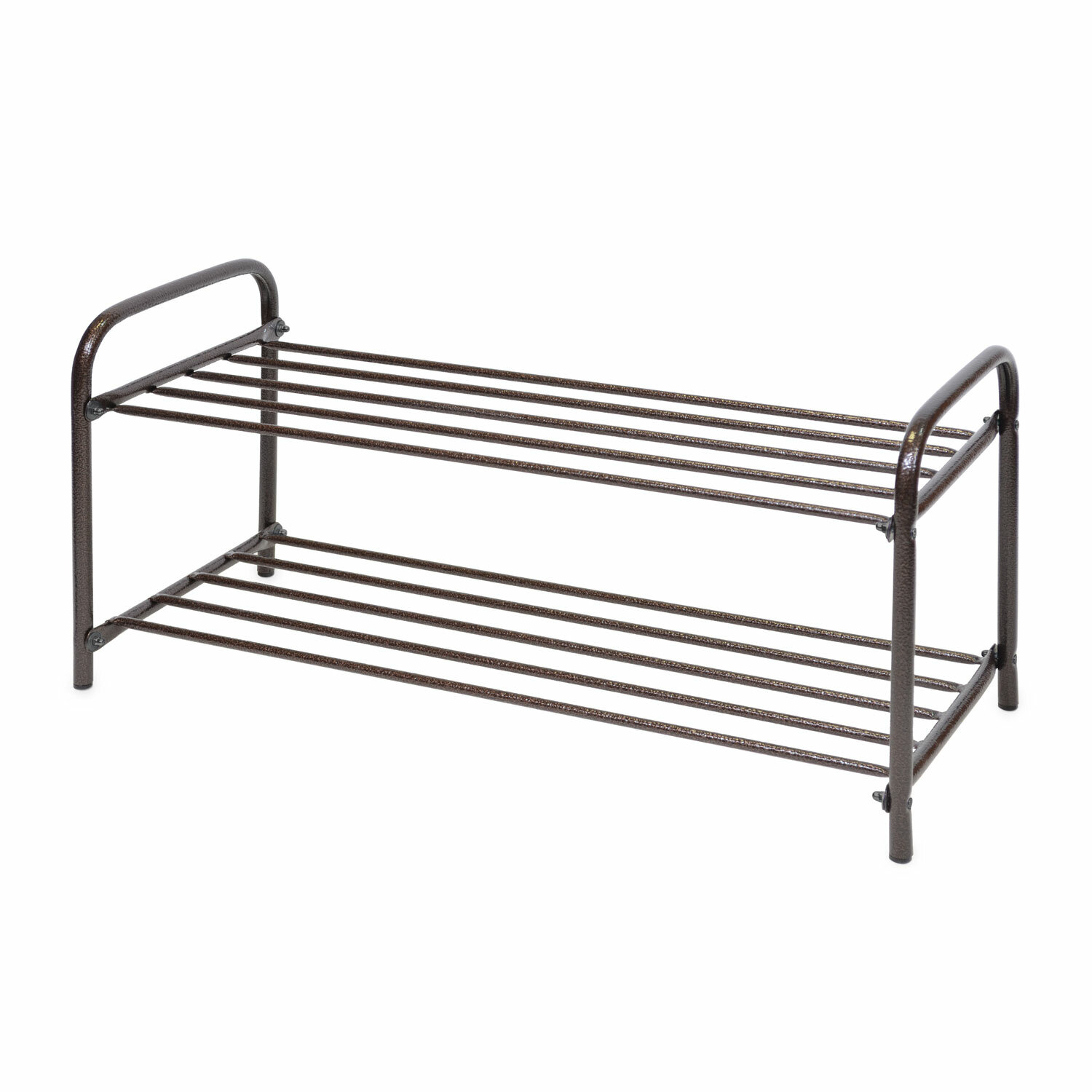 Этажерка низкая 2-х ярусная ЭТК2 Nika 360*330*800мм медный антик