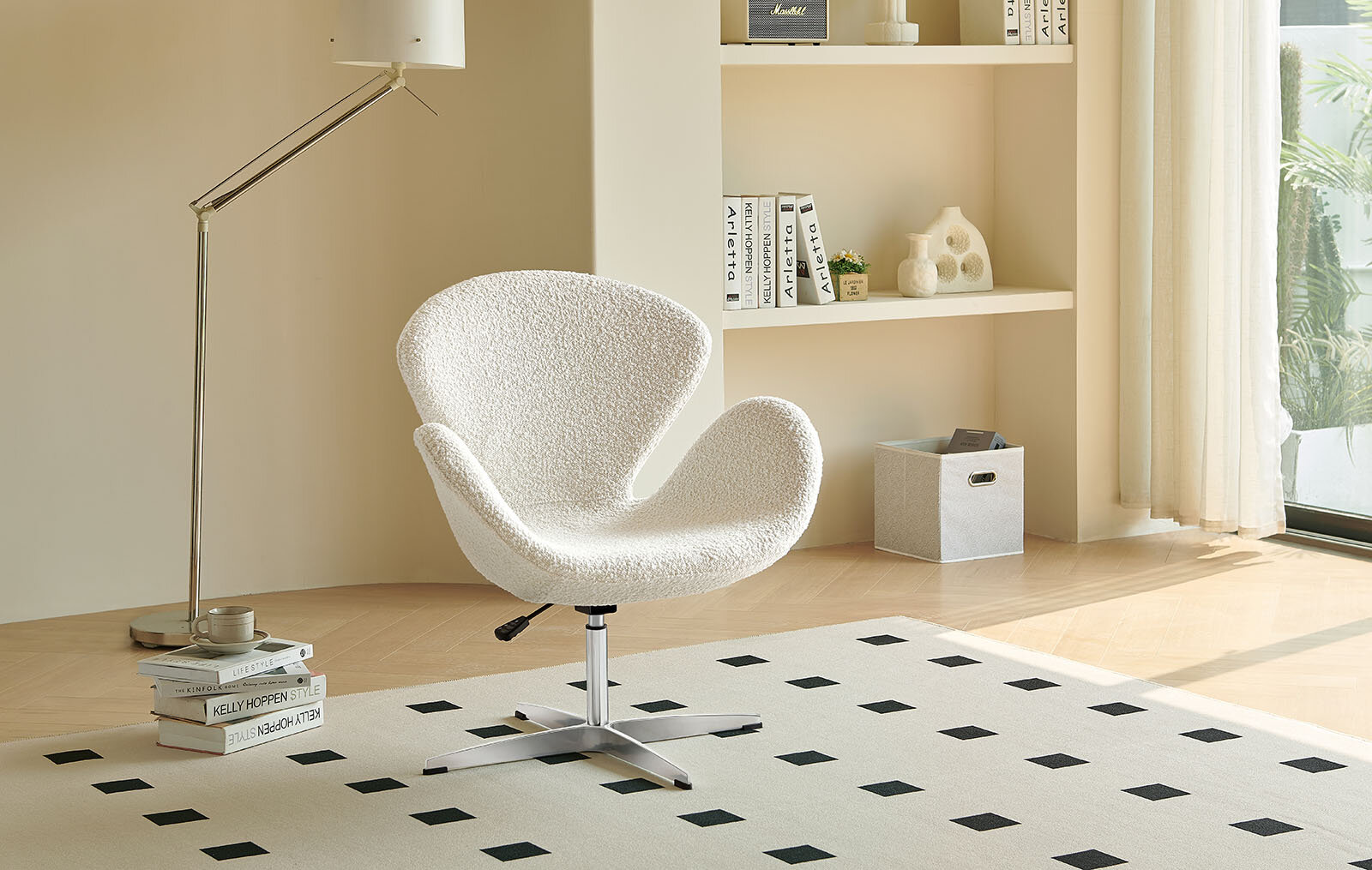 Кресло Swan Ivory