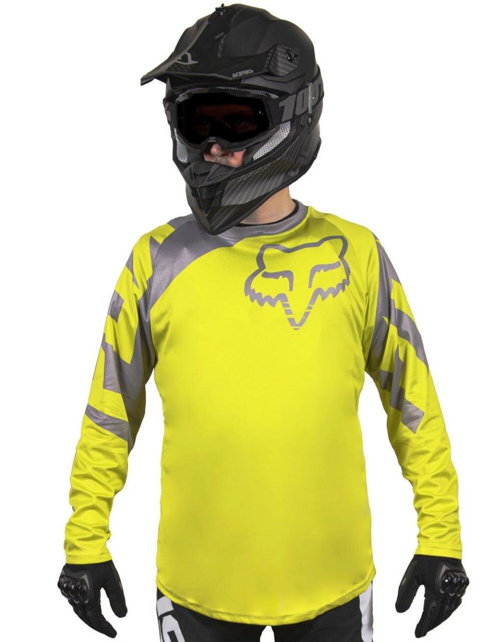 Мотоджерси мужская для мотокросса с длинными рукавами FOX FX24-3