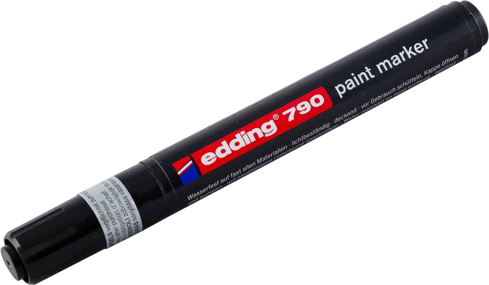 Маркер лаковый Edding E-790-1 чёрный 2-3 мм