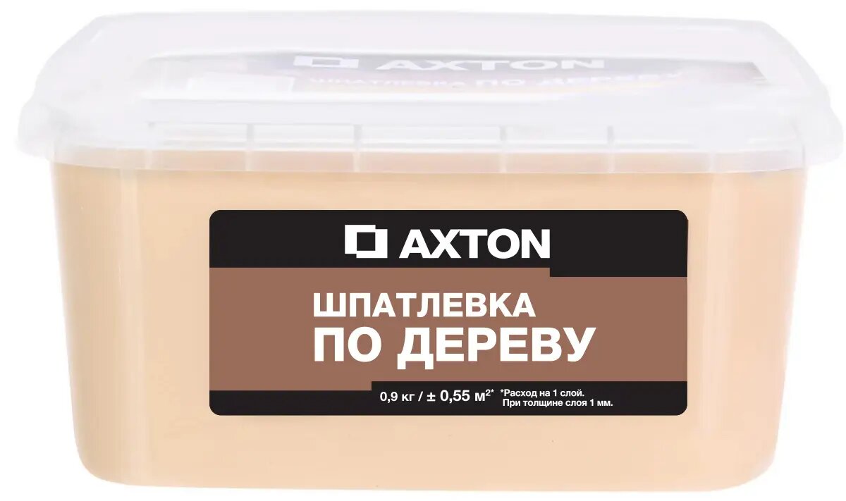 Шпатлёвка Axton для дерева 0.9 кг сосна