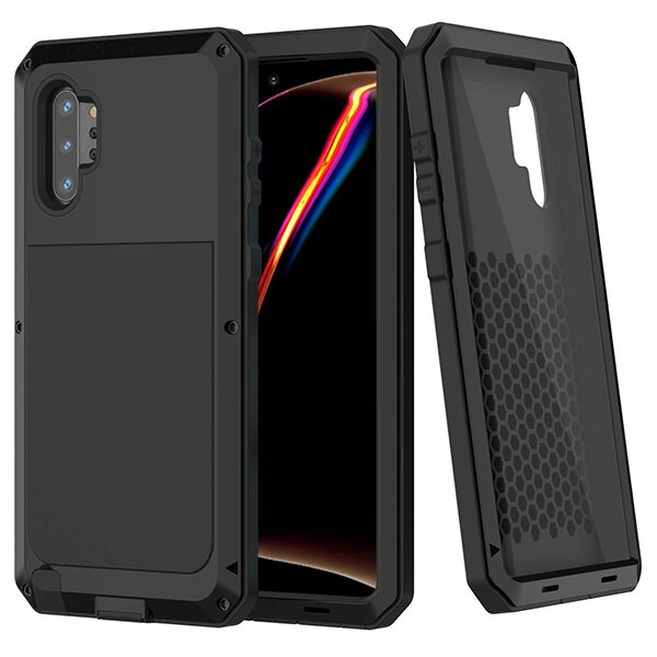 Ударопрочный чехол LunaTik Taktik Extreme для Samsung Galaxy Note 10 Plus, цвет Jet Black