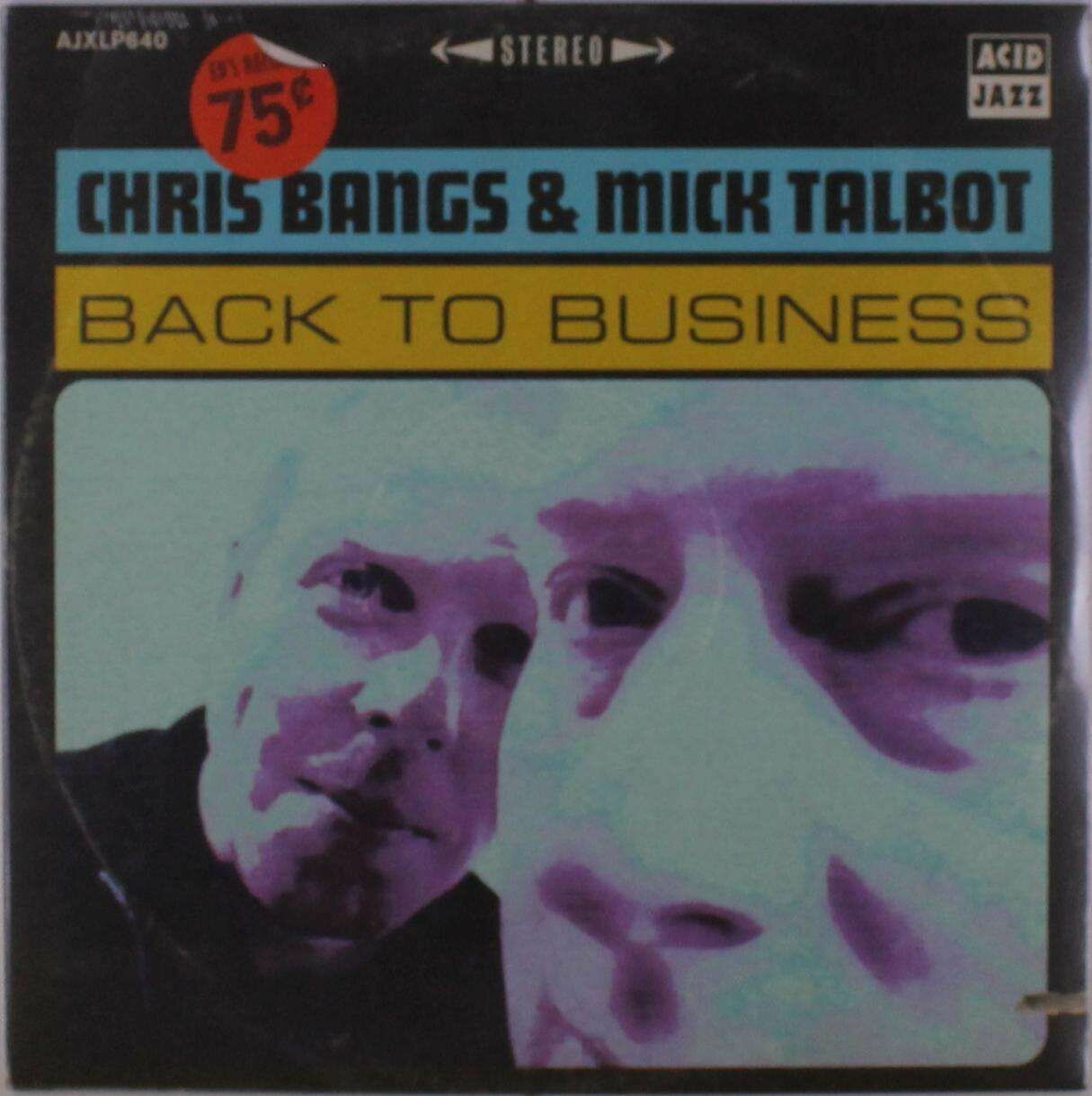 Виниловая пластинка Chris Bangs & Mick Talbot - Back To Business (1 LP)