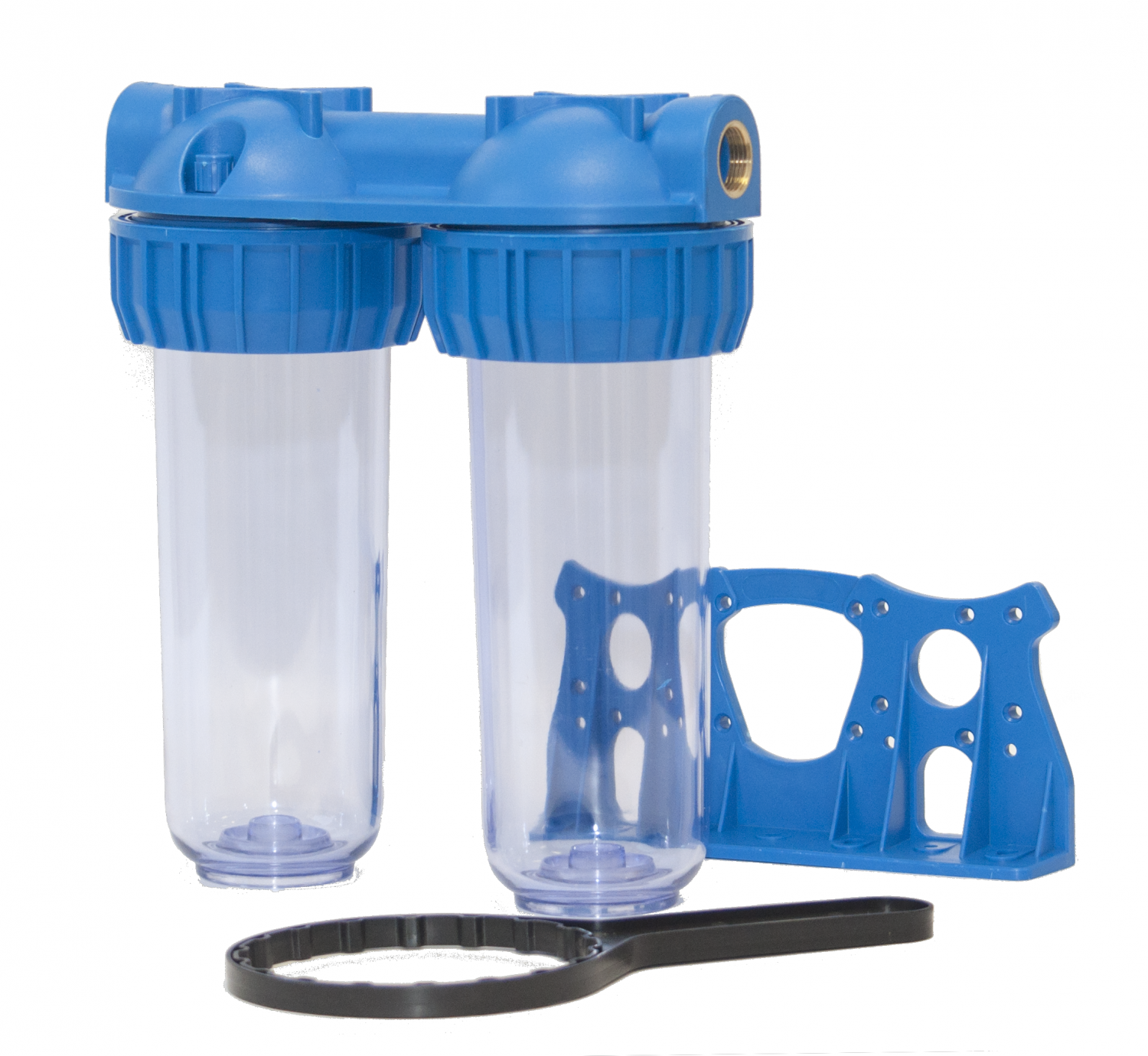 Фильтр магистральный двойной Ecoline SL10 для холодной воды (3/4)