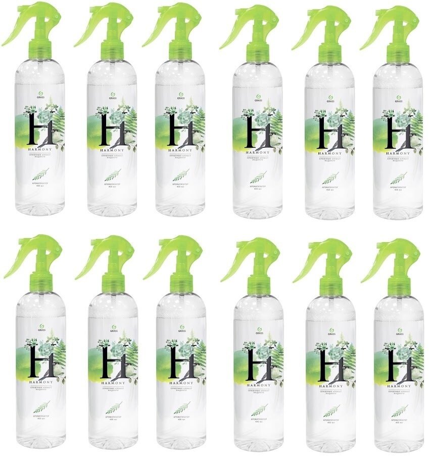 GraSS Жидкий освежитель воздуха "Harmony", луговые цветы, 400мл, 12 шт/