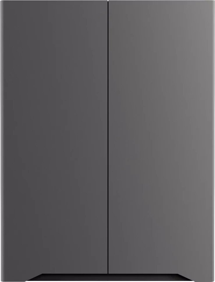 Шкаф двустворчатый 60x80 см светло-серый матовый Style Line Марелла СС-00002423