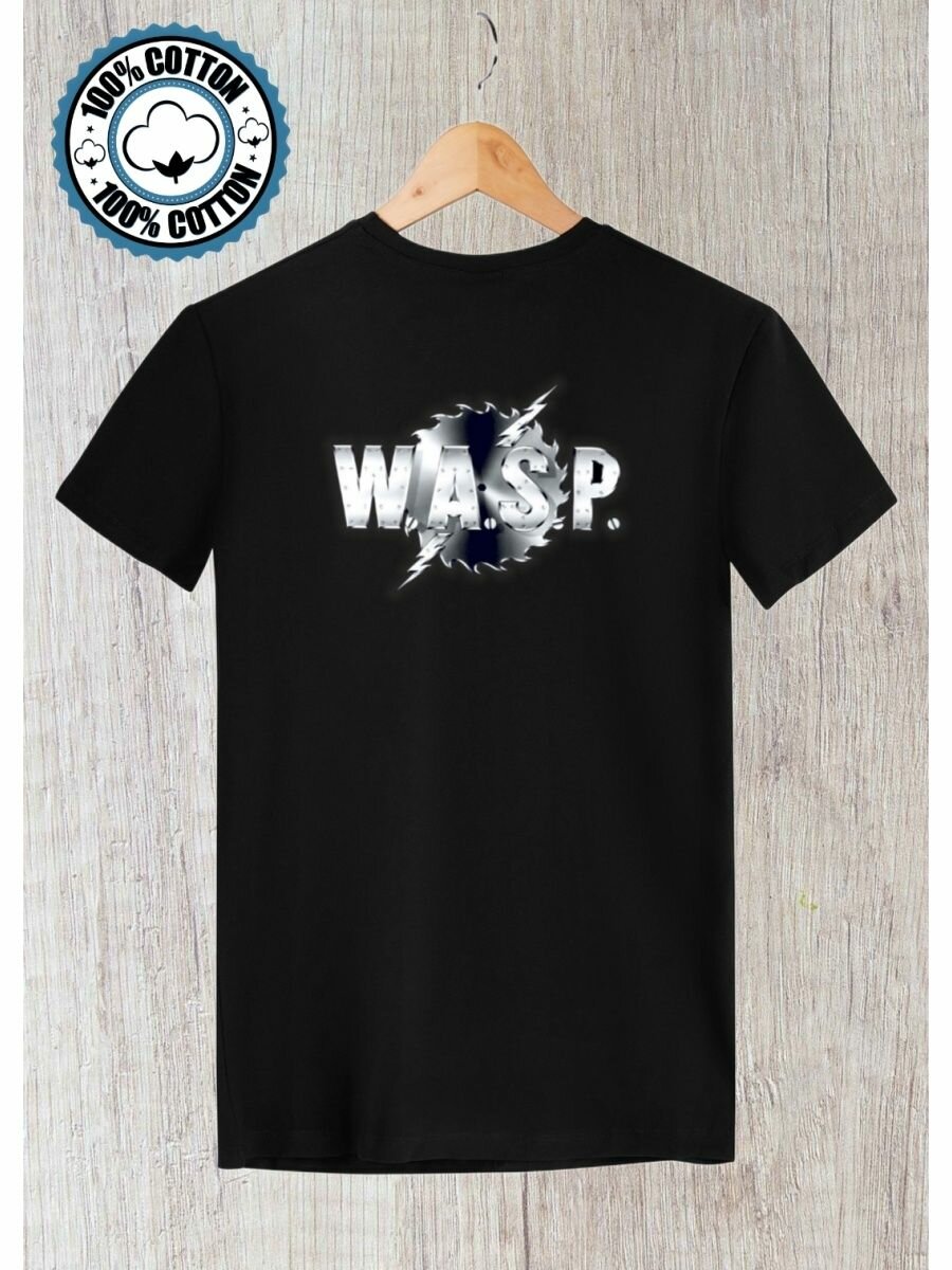 Футболка музыка группа wasp васп рок