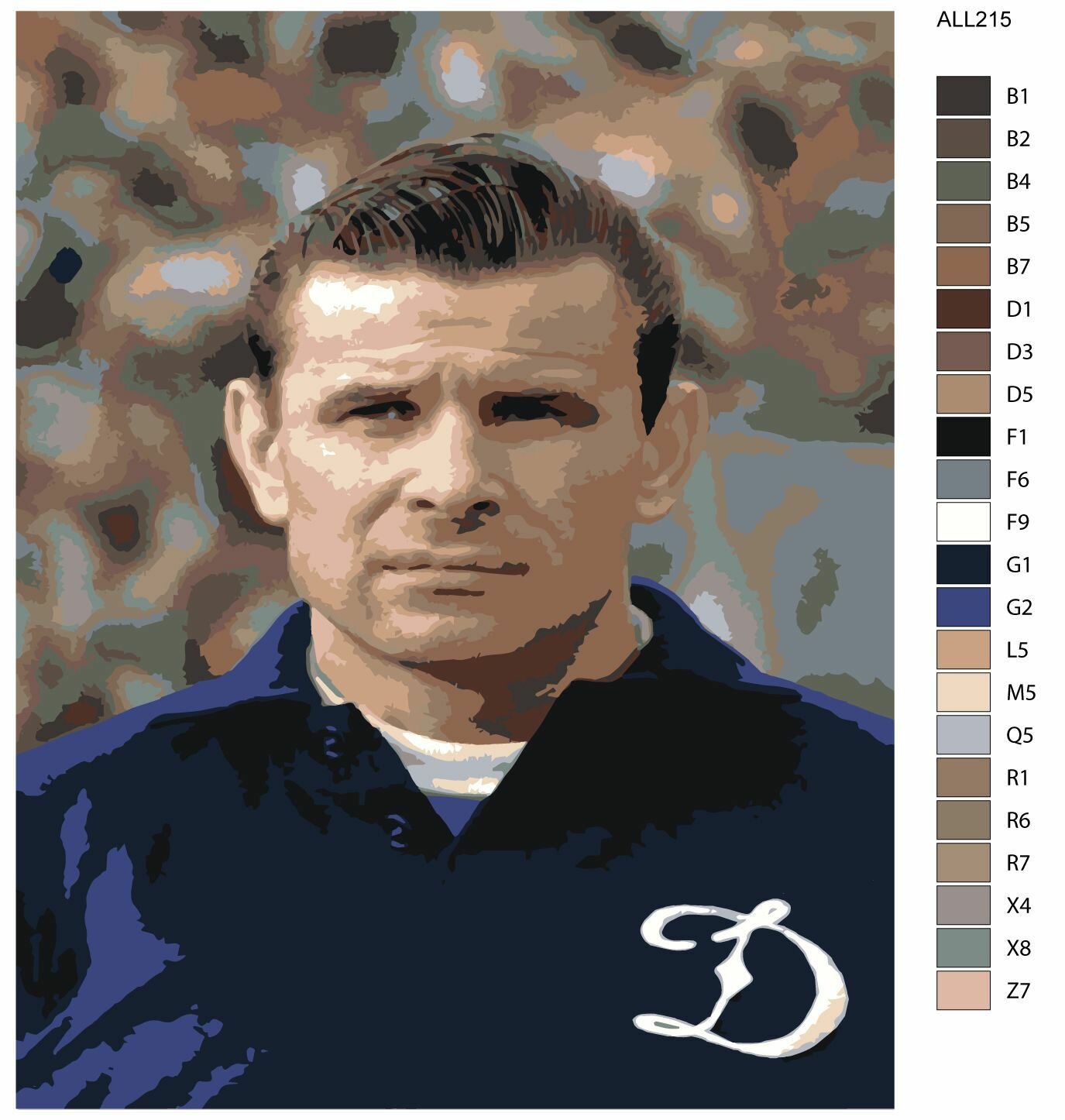 Картина по номерам "Лев Яшин в Динамо" ALL215 40_50