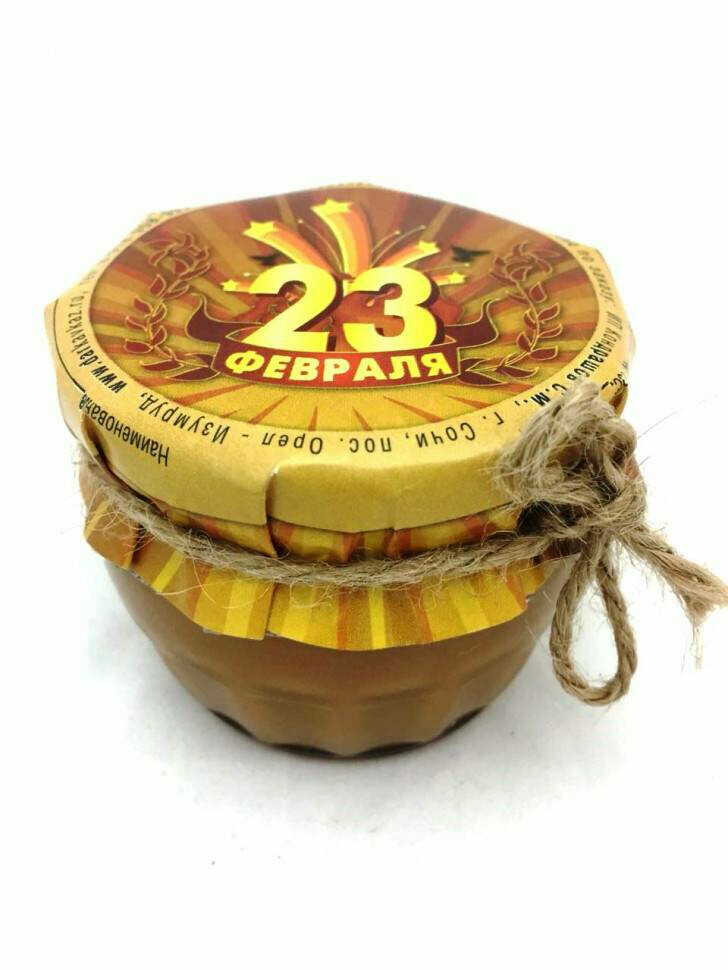 Мед с живицей 170гр с 23 февраля