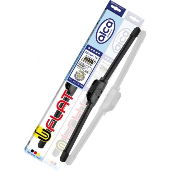 Щетка стеклоочистителя Alca U-Flat, 350мм, бескаркасная, 1шт