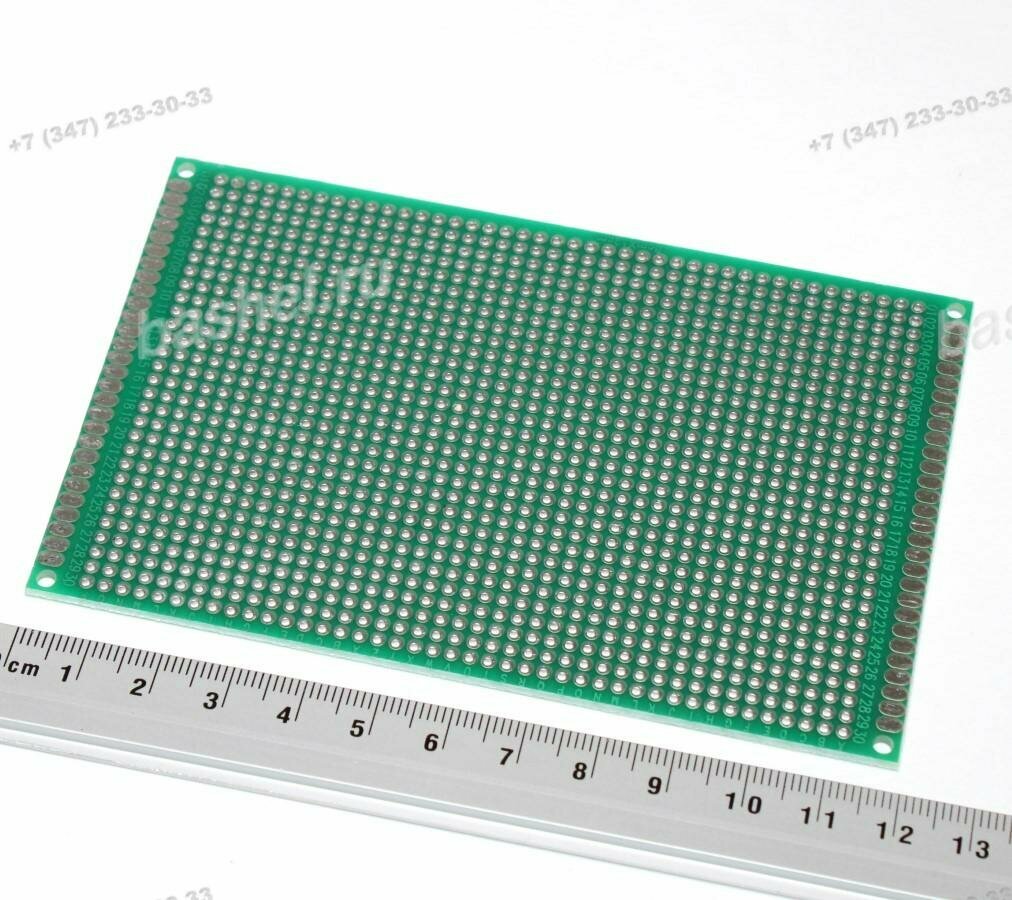 80x120 мм - 2, Двусторонняя макетная плата