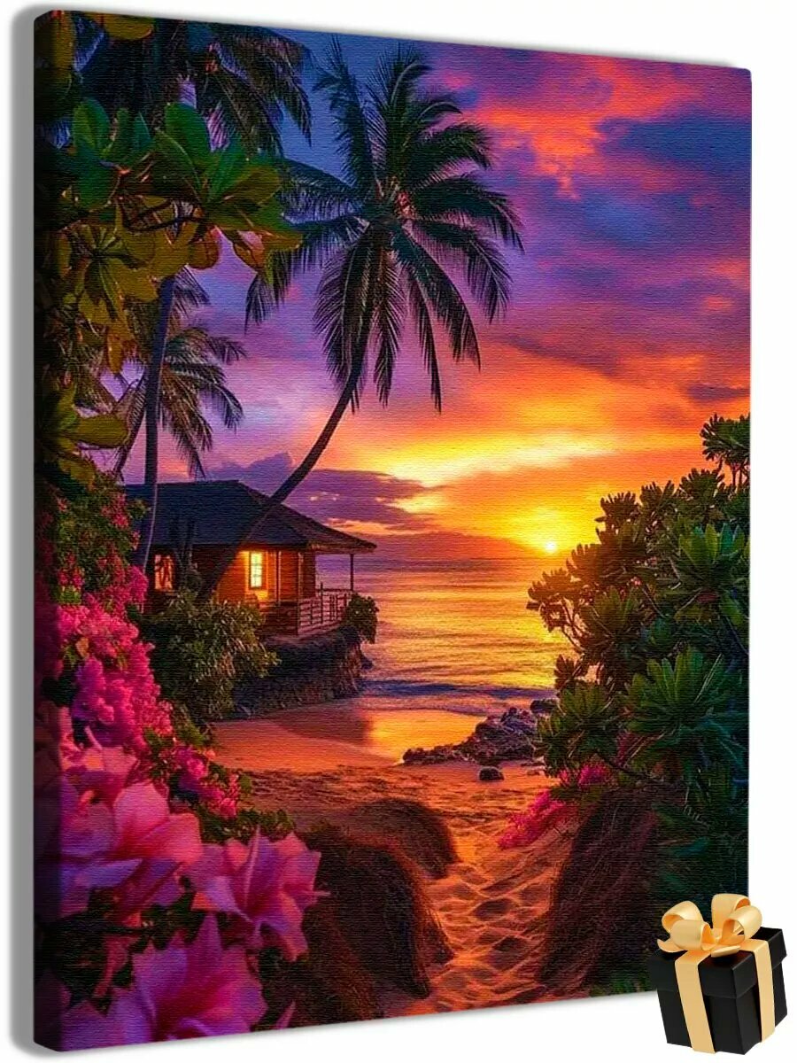 Картина по номерам море