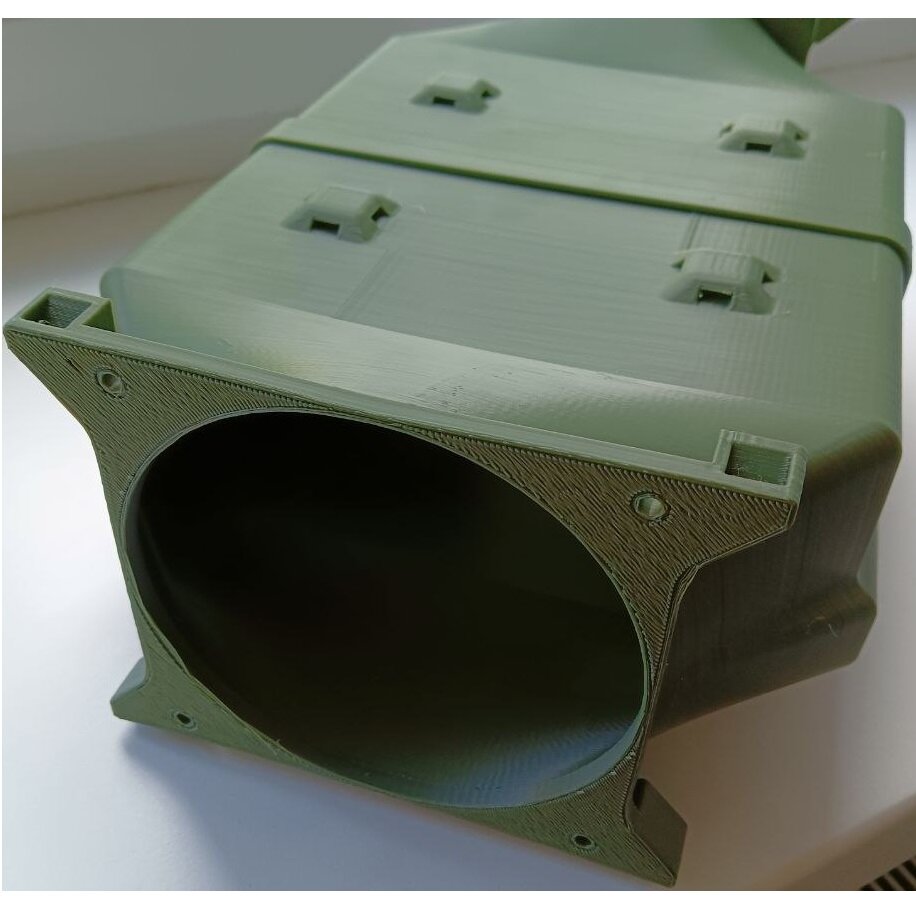 Кожух - корпус (воздуховод) для охлаждения KS0PRO / KS0