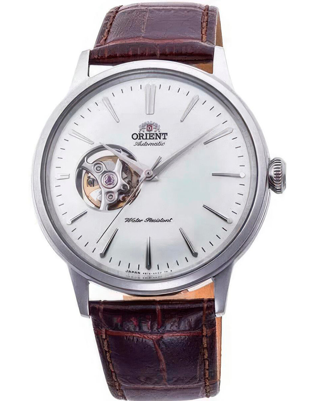 Наручные часы ORIENT Automatic, белый/серебряный/коричневый — фото 1