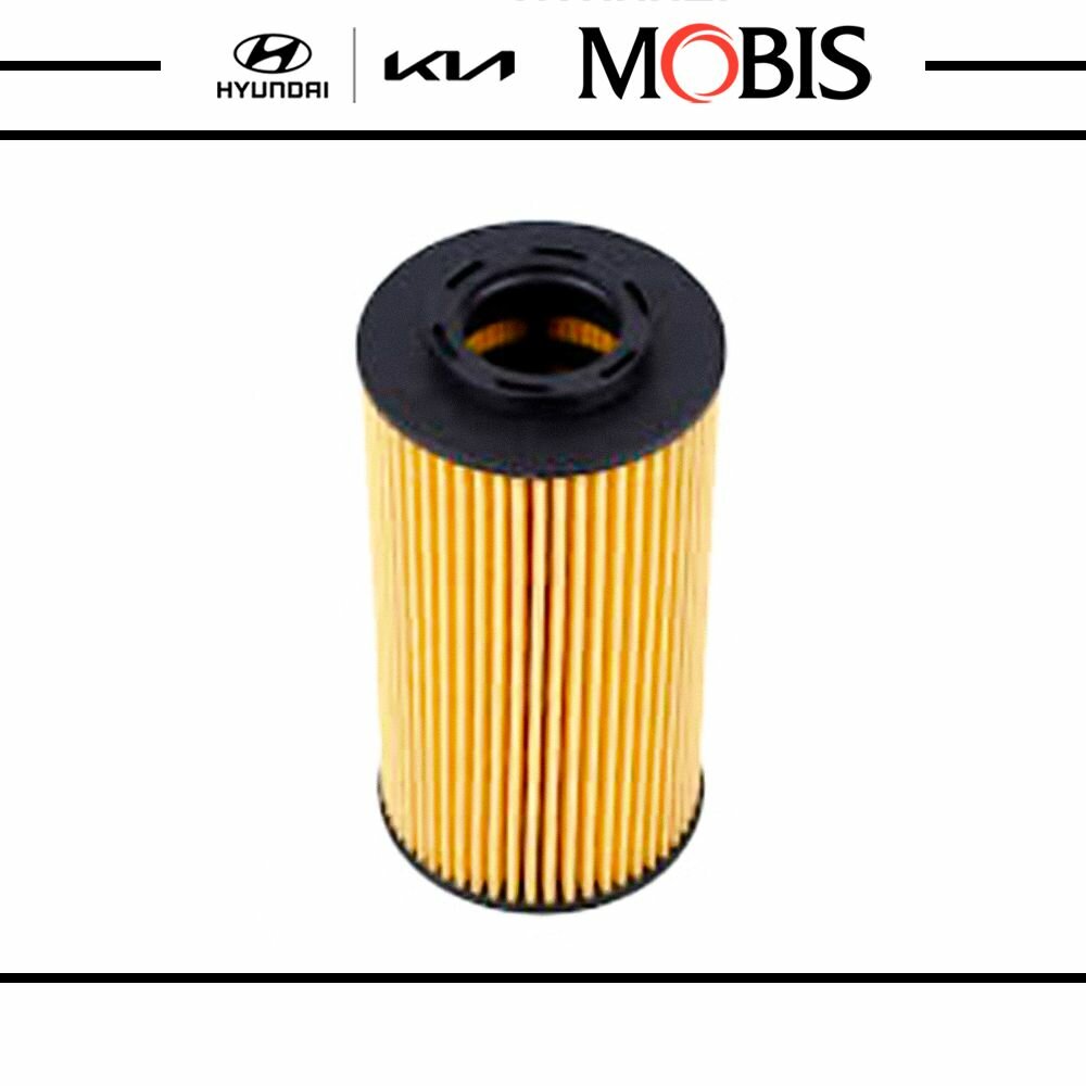 Фильтр масляный для Hyundai Getz I 2002-2005, Matrix 2001-2007; KIA Cerato I 2003-2007, Picanto 2004-2006, Rio II 2005-2009 / арт. 263202A000 / бренд MOBIS