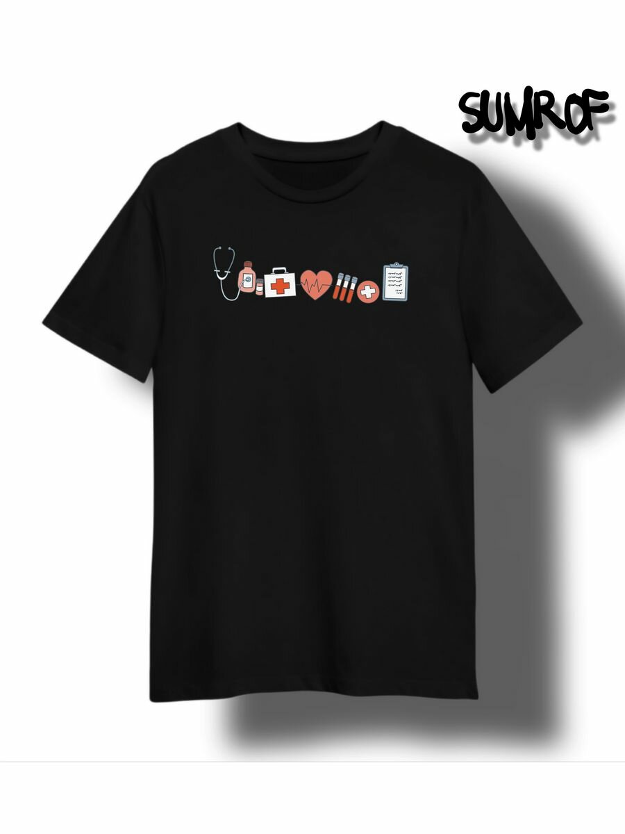 Футболка врач медицина