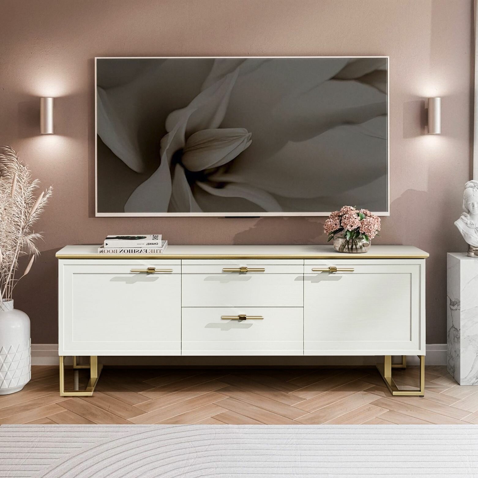 Комод ТВ Dana Palmari P0170 на 1500 мм на металлических ножках